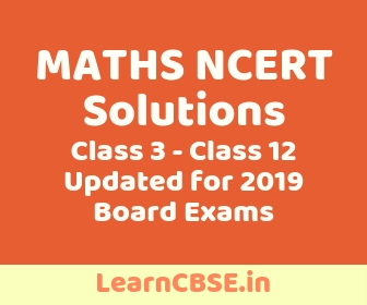 Maths NCERT Solutions – Merit Batch